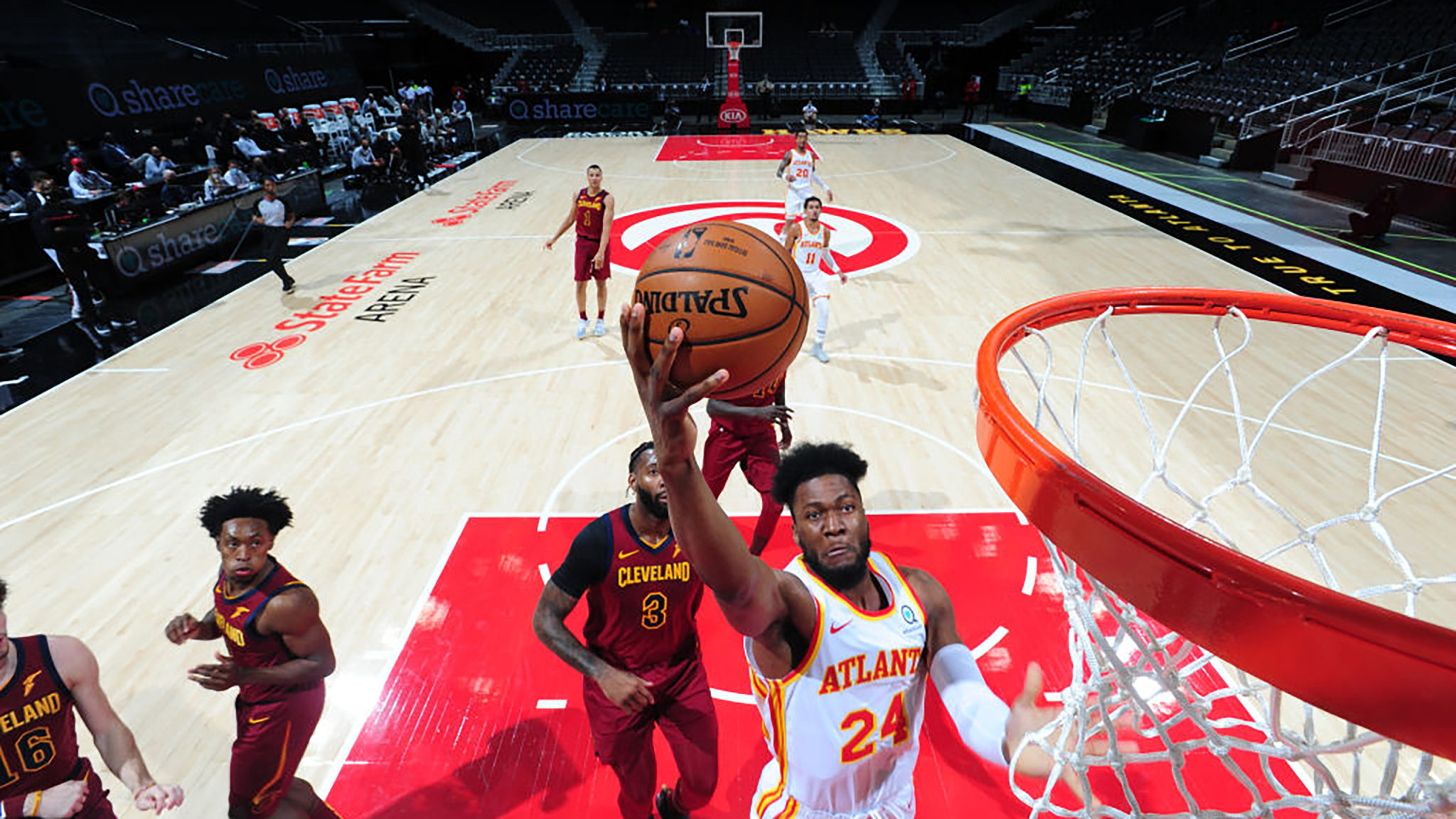 NBA power forward Bruno Fernando leans on God during the ‘goods and ...