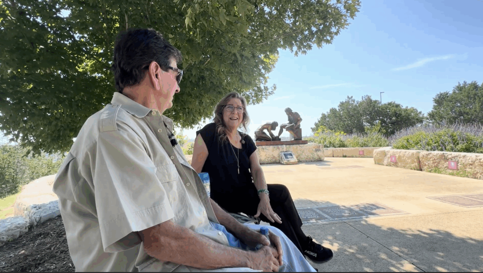 Grateful to be alive: Couple rescued after floating down river in their ...